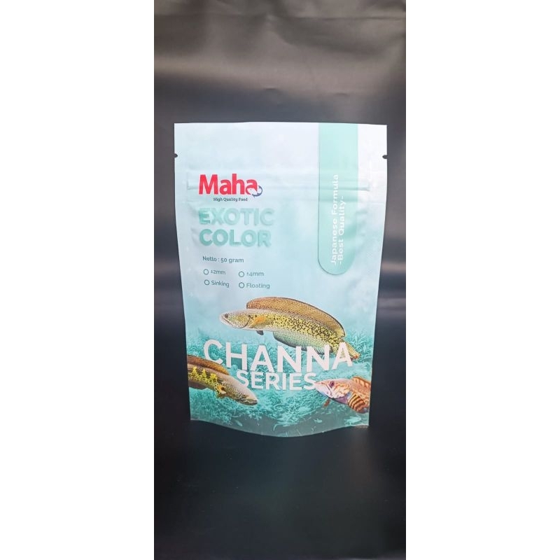 CHANNA FISH PELLETS CHANNA FISH FOOD MAHA EXOTIC COLOR PELLETS | Shopee ...