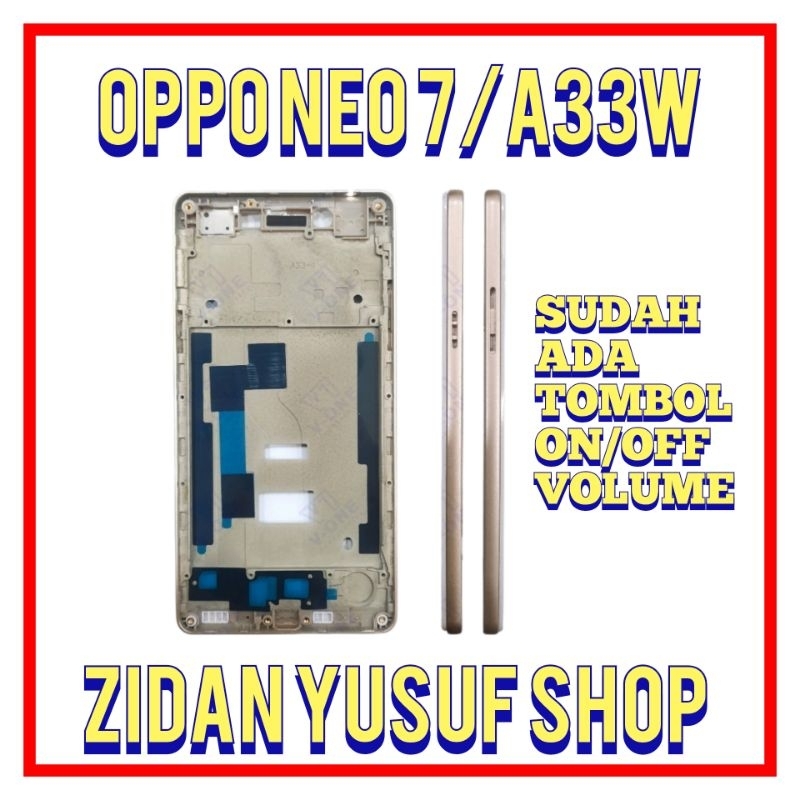 Center BONE FRAME FOR OPPO A33 A33W NEO 7 LCD STANDING ORIGINAL ...