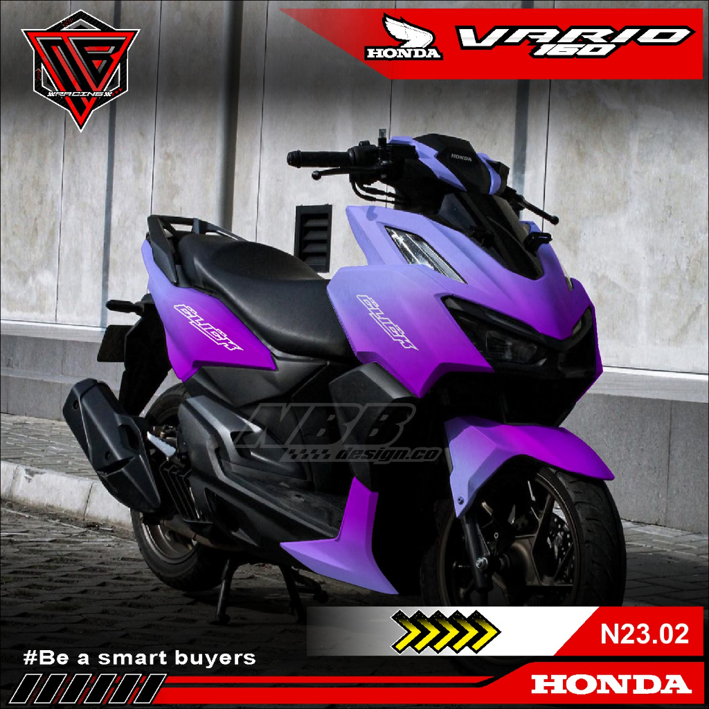 Decal Sticker Honda Click 160 2022 Fullbody Fullblock Motif Design ...