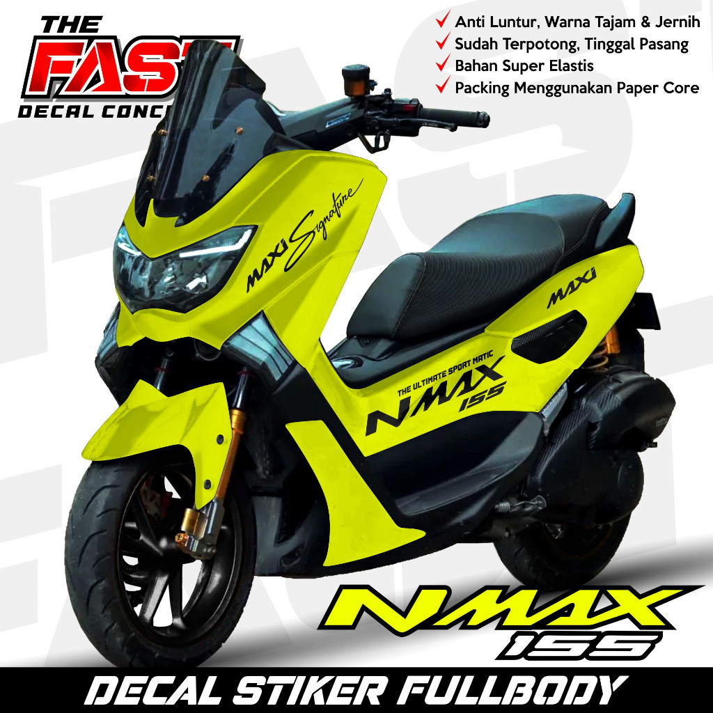 Decal Sticker Yamaha Nmax 155 Old Fullbody 2015-2019 Decal Sticker Nmax ...