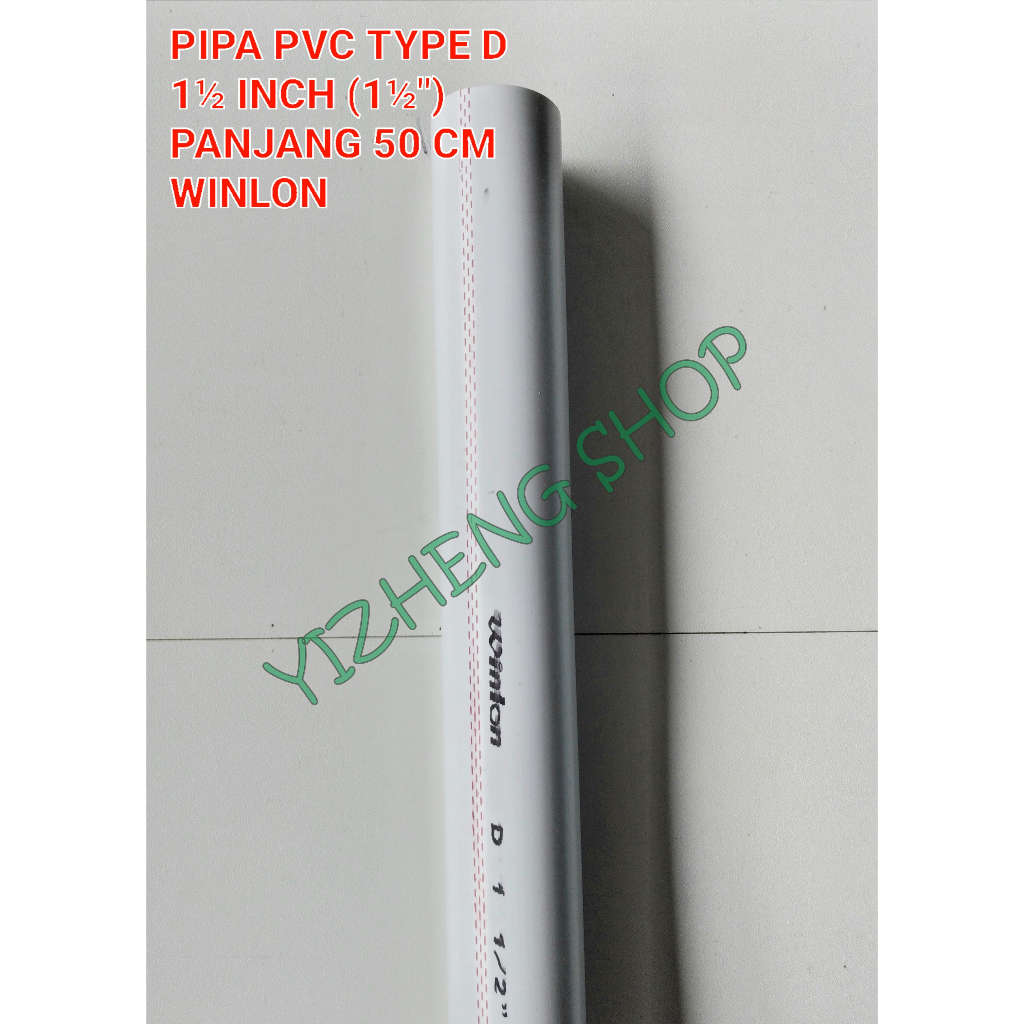 PVC PIPE 1 1.2 INCH LENGTH 50CM WHITE WINLON | Shopee Philippines