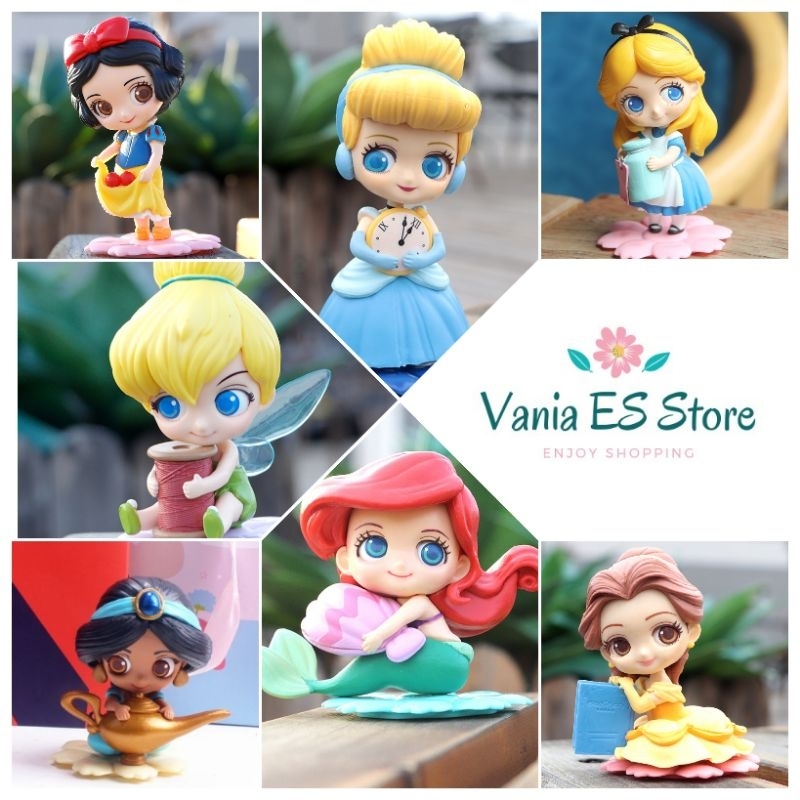 Cake Topper/Display/QPocket/Cake Decoration Princess Aurora/Ariel/Snow ...