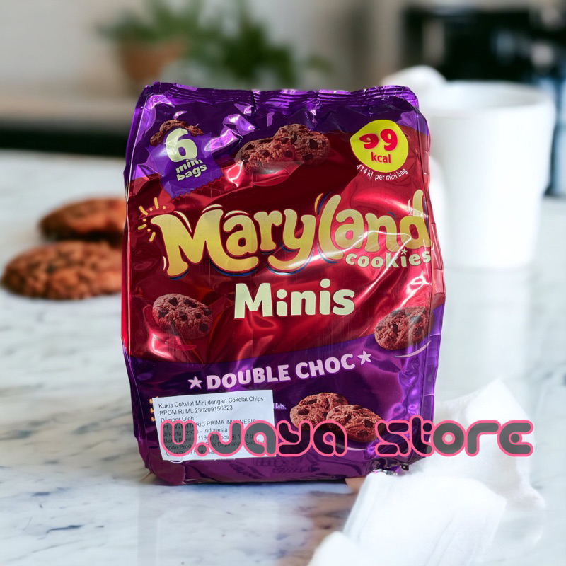 Maryland Cookies Minis Double Choco Chips 119g | Shopee Philippines