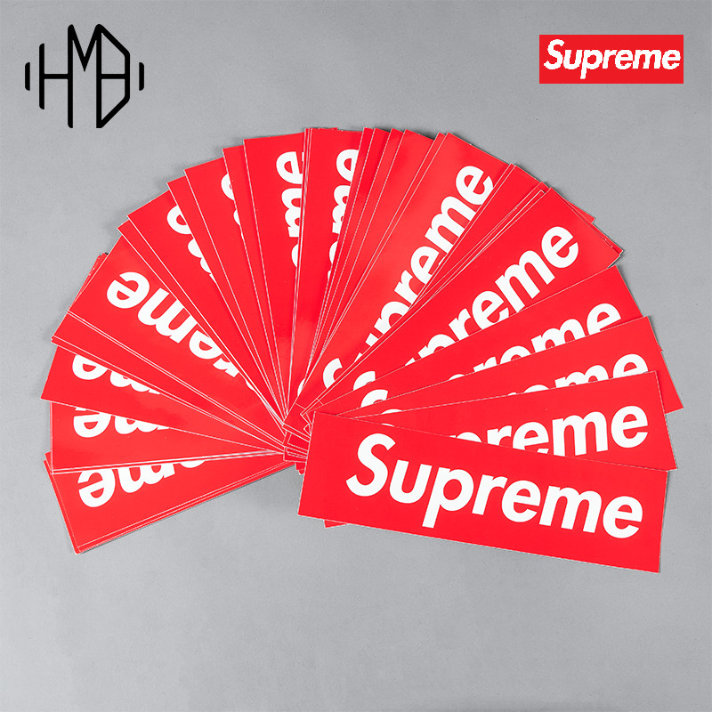 Supreme Red Box Logo Sticker | Shopee Philippines