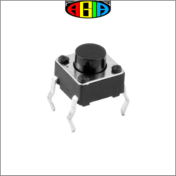TOMBOL Tact push on switch moment button 6x6x5 mm | Shopee Philippines