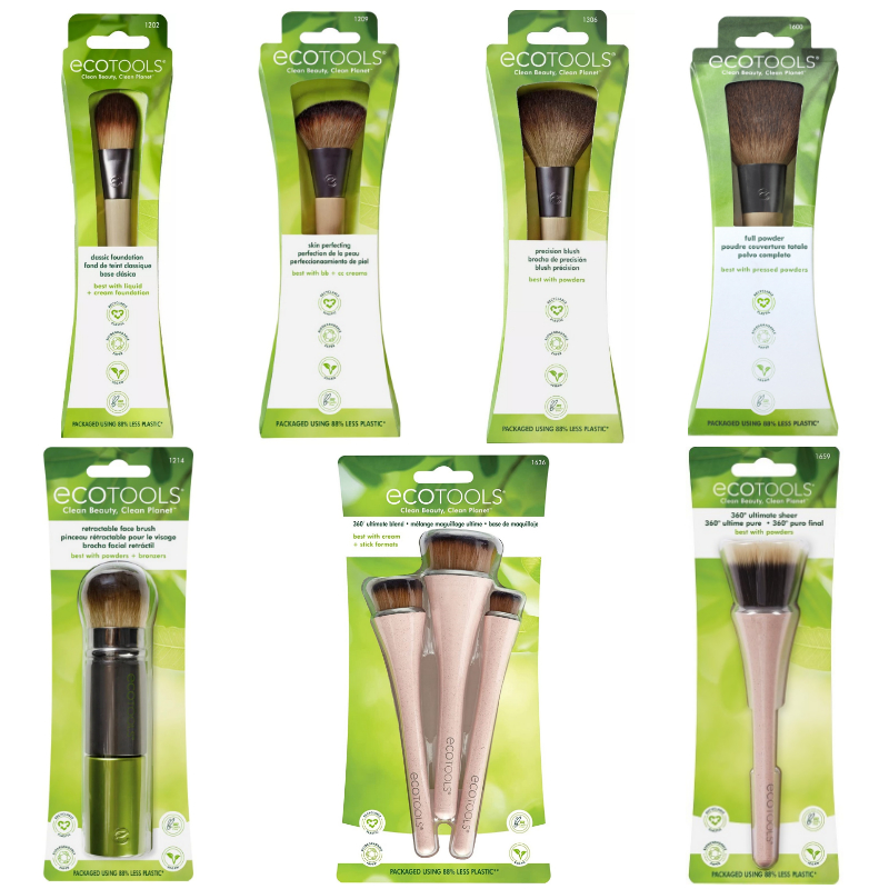 Ecotools Face Makeup Brush Collection Original | Shopee Philippines