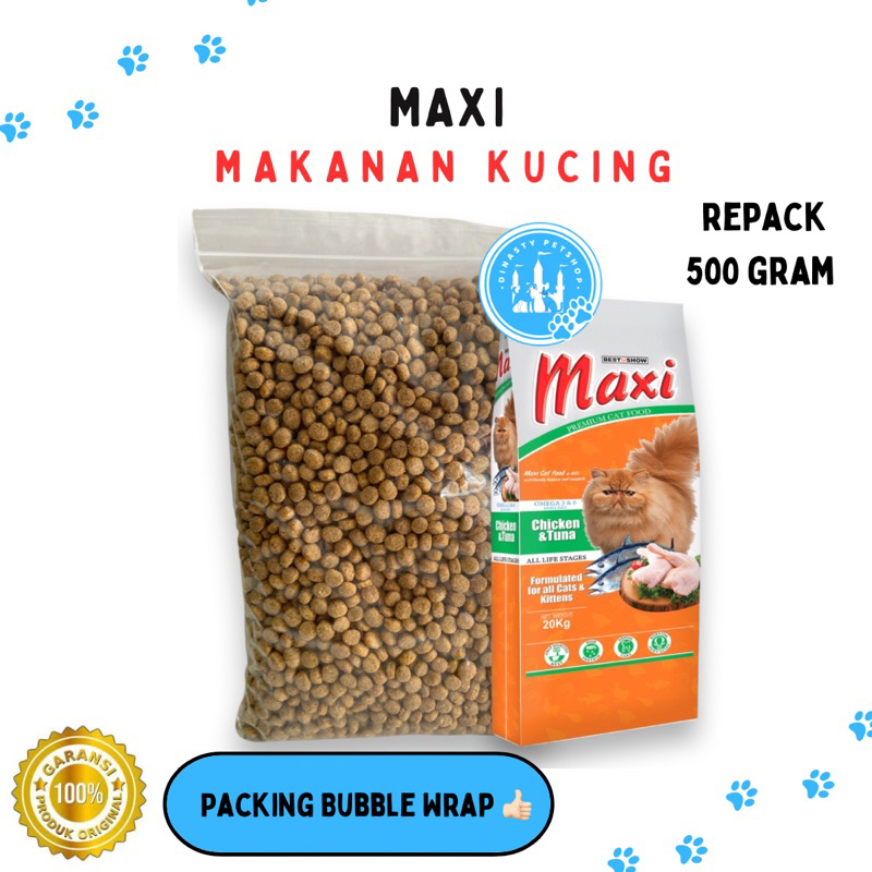 Maxi Repack 500gram/Maxi Cat Food/Maxi/Maxi Repack/Maxi 500gram/Cat ...