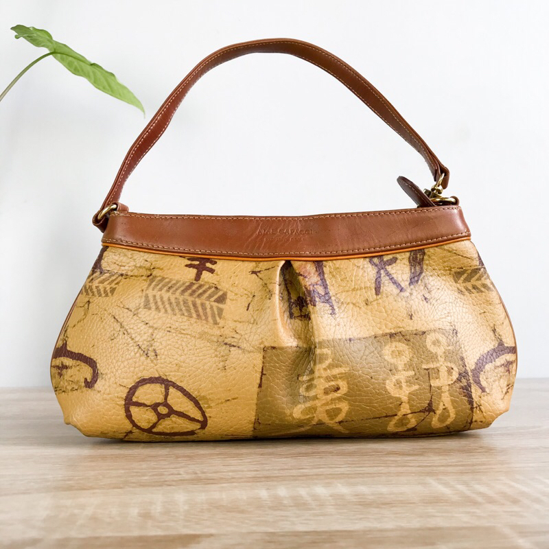 Unique MODEL Genuine Leather MINI SHOULDER Bag (CAPACCI) | Shopee ...