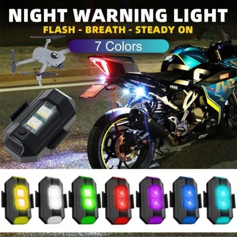 LED STROBE LIGHTS FLASHING LIGHTS UNDER DRONE USB CAR MOTORCYCLE ...