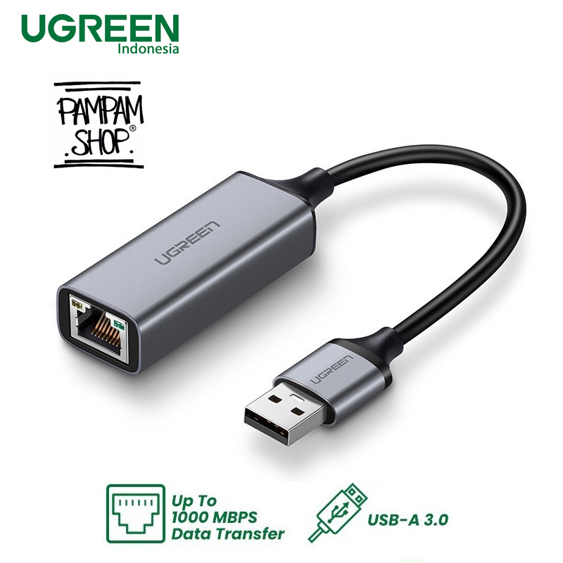 Ugreen ORIGINAL Ethernet Adapter USB 3.0 to RJ45 LAN Gigabit up to 1000 ...