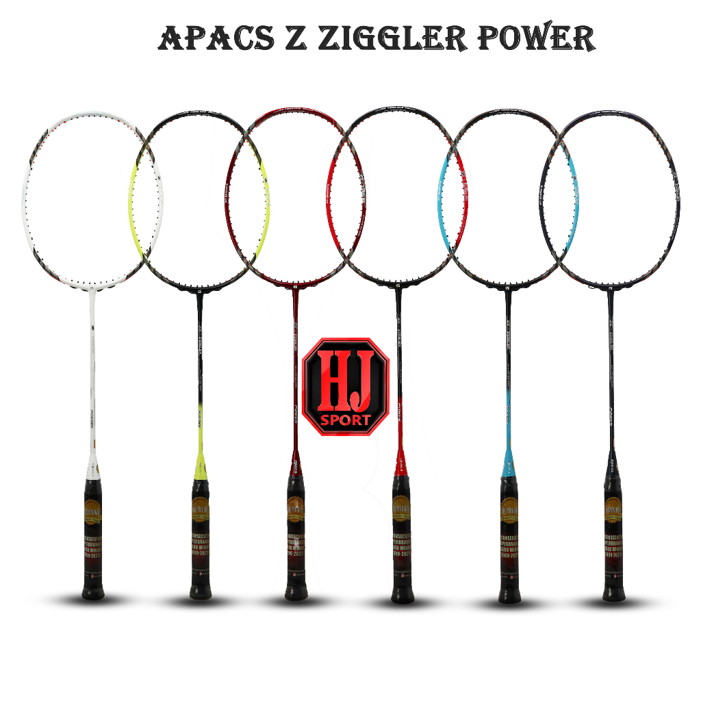 Original Apacs Z Ziggler POWER Racket, Bonus Strings and Badminton Bag ...