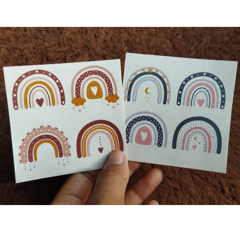 Rainbow Aesthetic Sticker | Shopee Philippines