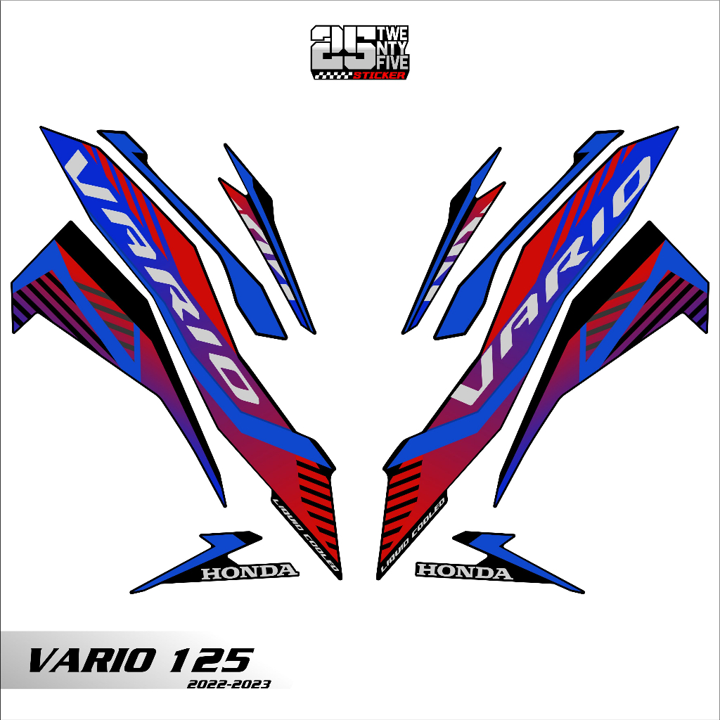 Striping Click 125 Years 2022-2023/variation 02/STICKER Click 125 ...