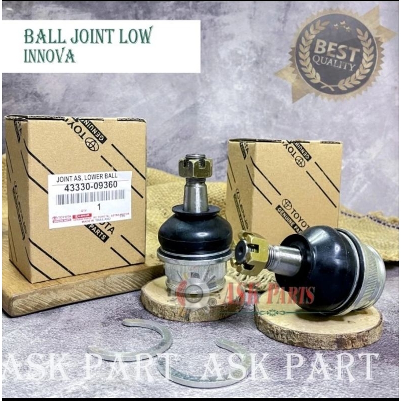 BALL JOINT BALLJOINT UP UPPER TOP LOW LOWER LOWER TOYOTA INNOVA INOVA ...