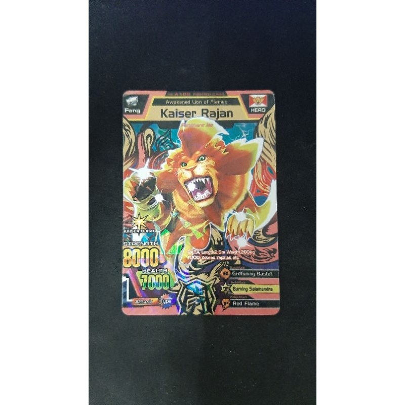 Great ANIMAL Kaiser BOSS KW Card (Kaiser Rajan) | Shopee Philippines