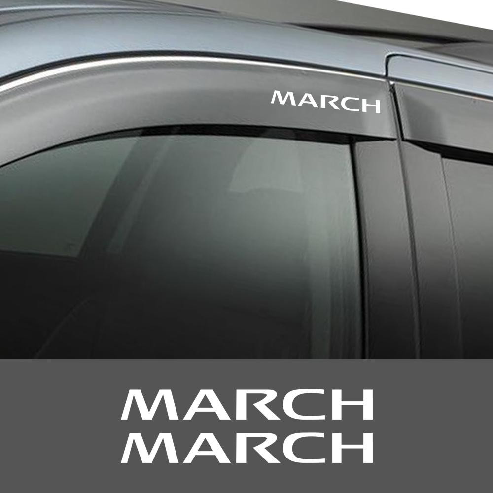 Nissan March Car Gutter Sticker - Car Visor Decal Sticker | Shopee ...