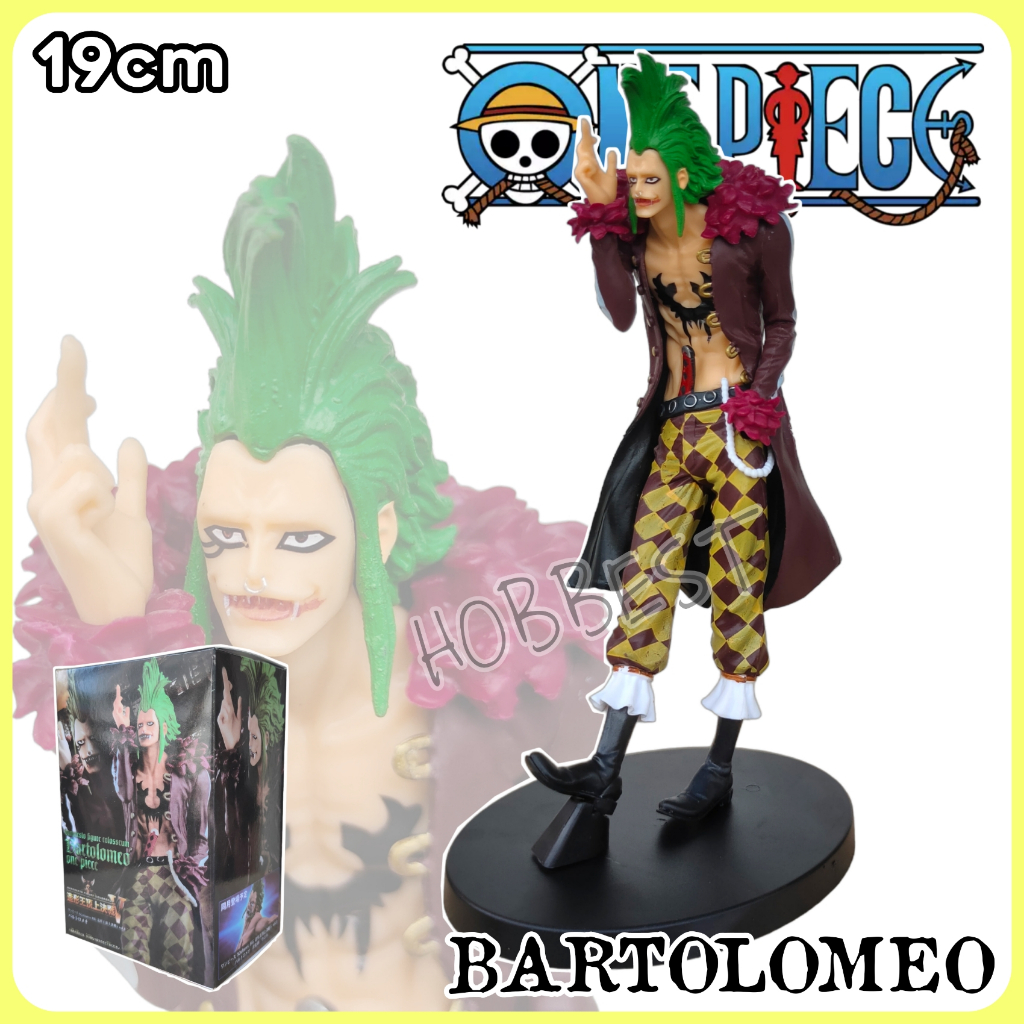 One PIECE Action Figure: BARTOLOMEO - Miniature Display Toy Topper ...