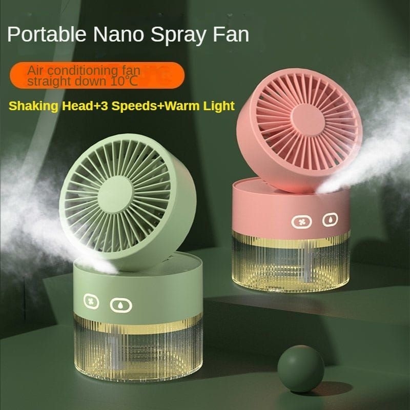 2022 SPRAY FAN water steam FAN air conditioner humidifier FAN mini ...