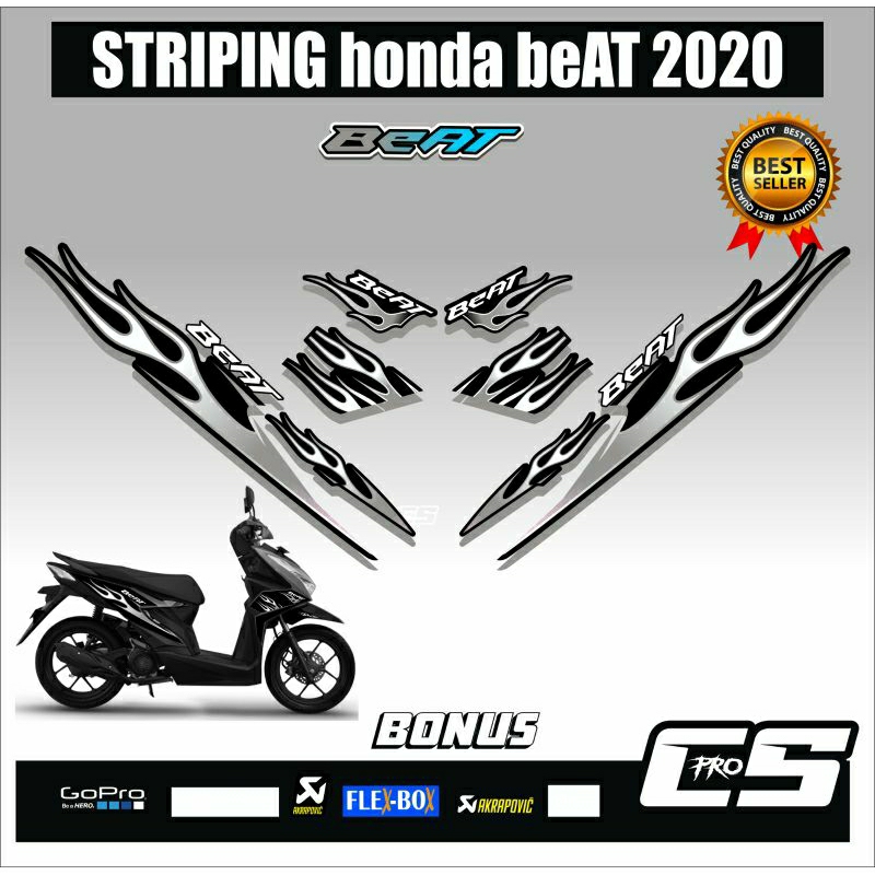 New BEAT Fire STRIPING 2020 2021 2022 2023/STICKER STICKER LIST ...