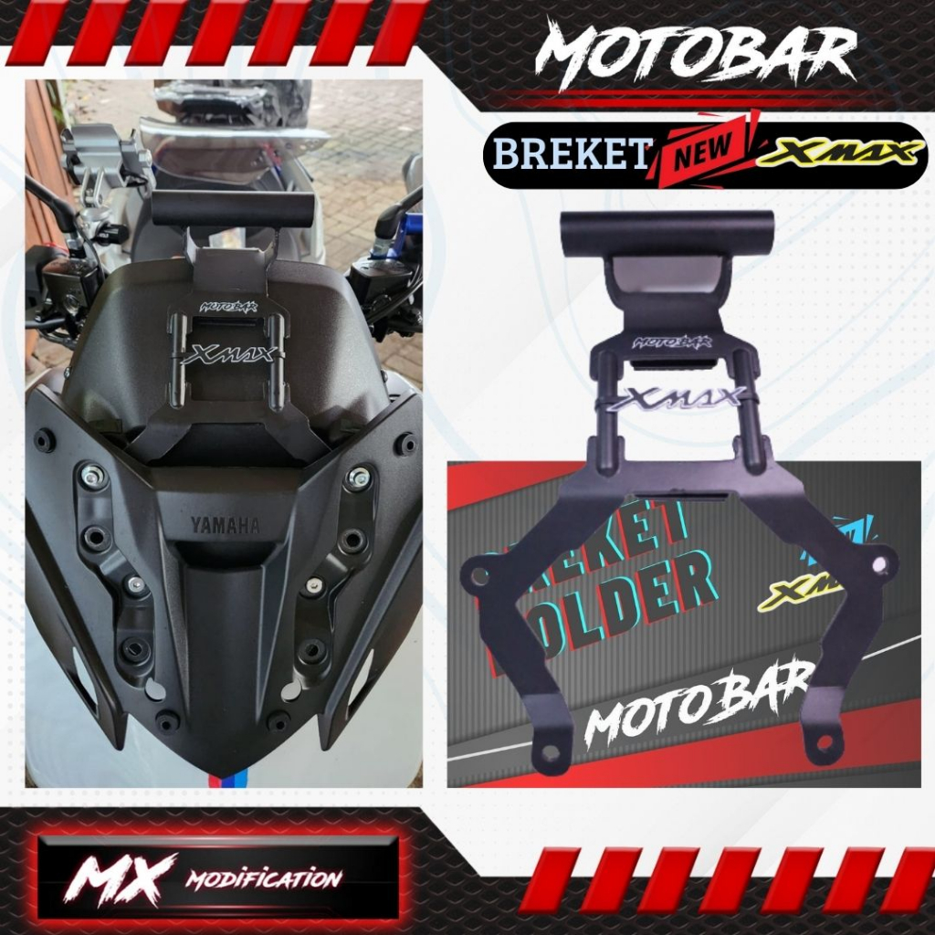 New XMAX Connected MOTOBAR GPS Cell Phone Holder Bracket | Shopee ...