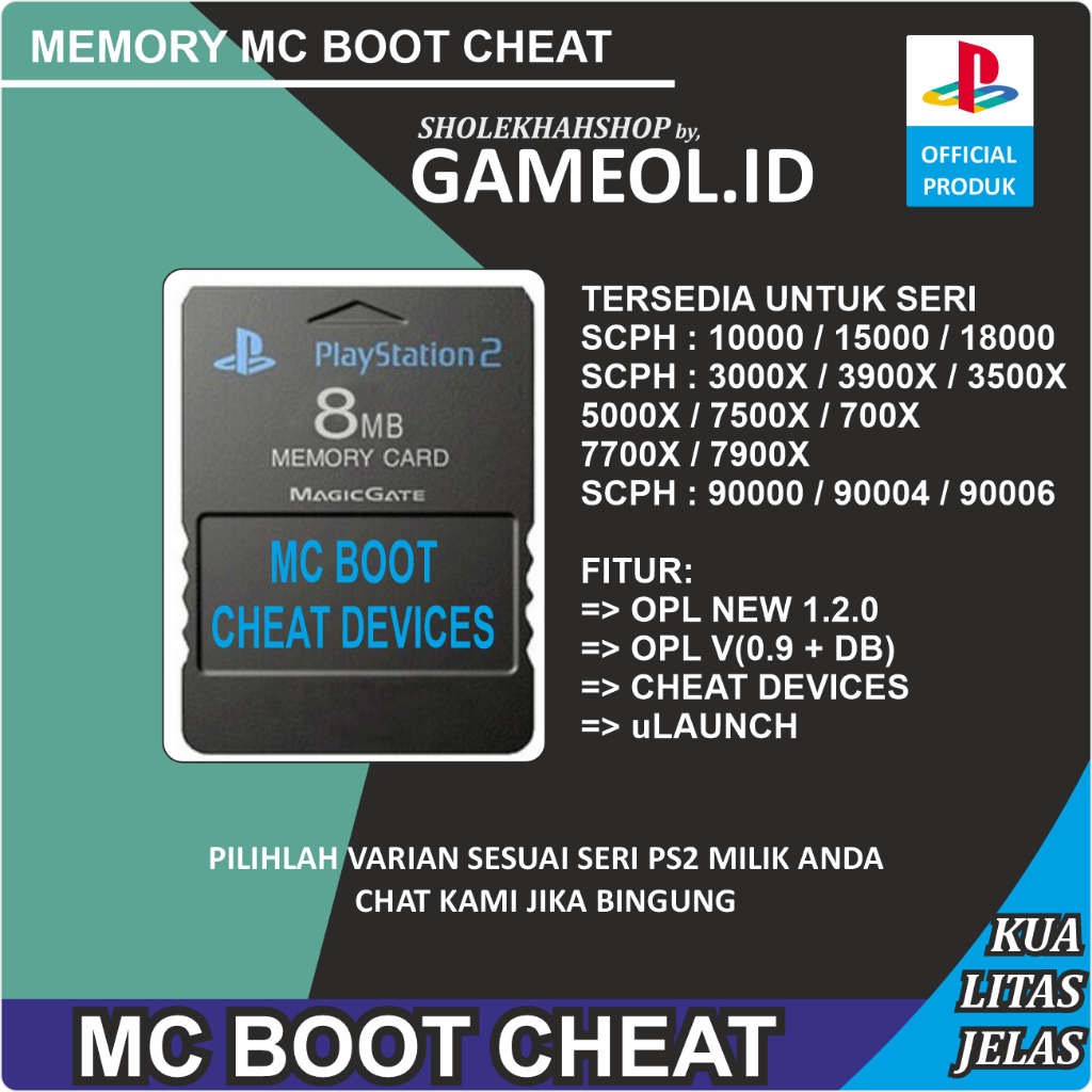 FMCB Memory Mc Boot ps2 Multi funtana + Cheat Devices + OPL Latest ...