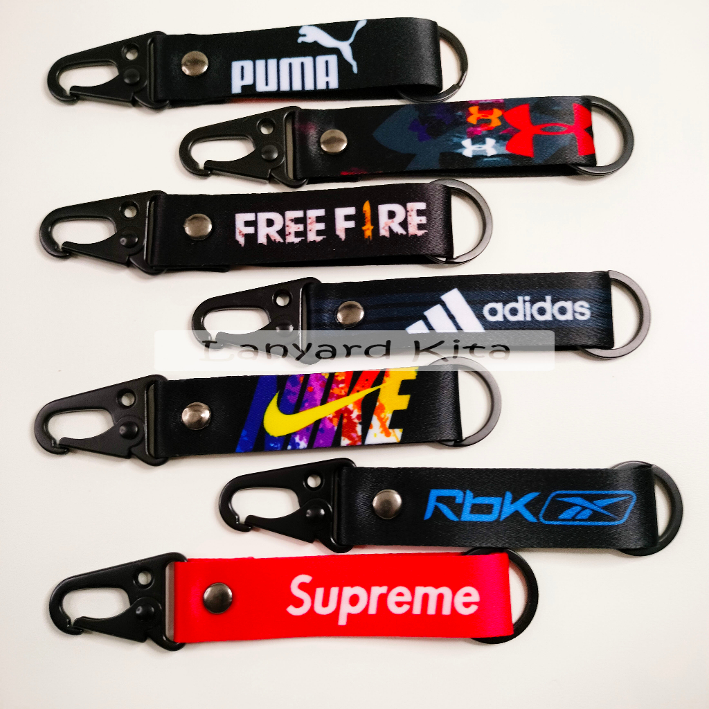 GANTUNGAN Carabiner KEYCHAIN CHAINKEY LANYARD | Shopee Philippines