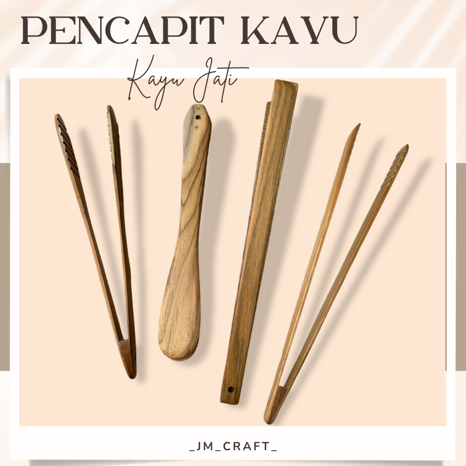 KAYU [JM Craft] Wooden Tongs / Teak Wood Tongs (Tongs) | Shopee Philippines