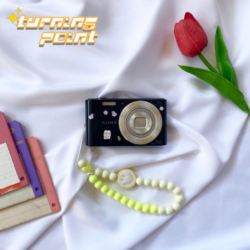 Old Pocket Digital Camera Old School Digicam Camdig Low Pixel Sony ...