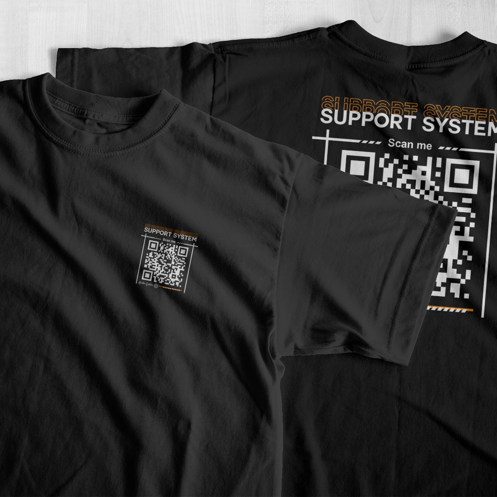 Premium Viral QR CODE T-Shirt Can Custom Image | Shopee Philippines