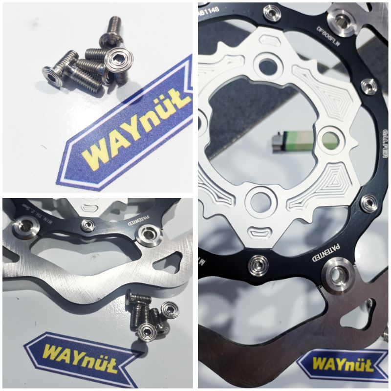 Galfer stainless disc Adapter Bolt (6 Seeds) | Shopee Philippines