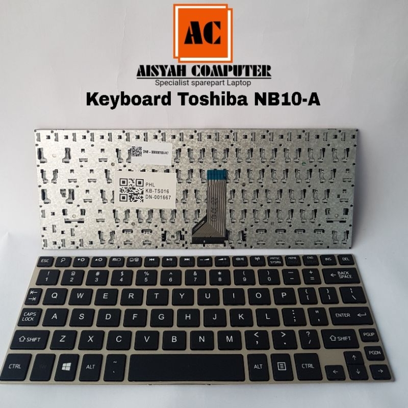 Toshiba NB10-A Laptop Keyboard | Shopee Philippines