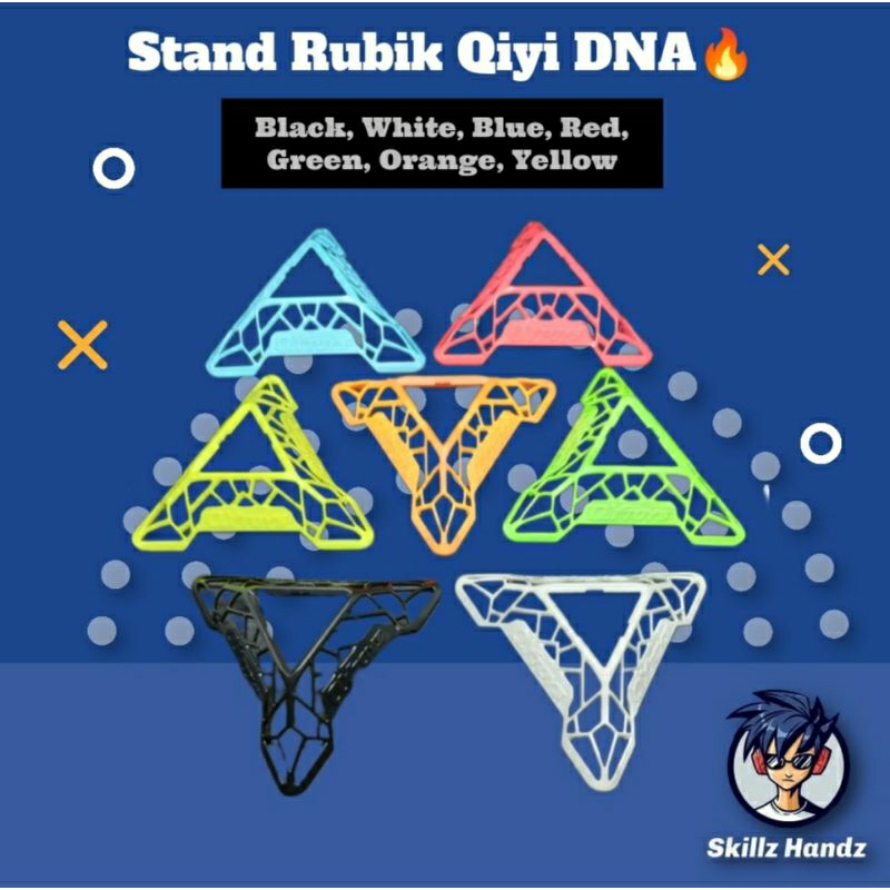 Qiyi DNA Rubik's Stand (7 Color Variations) | Shopee Philippines