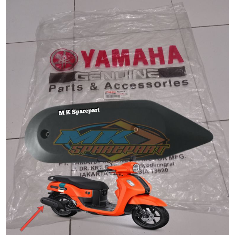 Prottector Muffler, Cover Shield Exhaust Cover Know The Pot Fazzio 125 ...