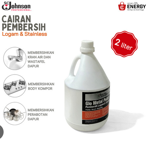 Glo Metal Polish Sc Johnson 2 Liter Metal And stainless Cleaner ...