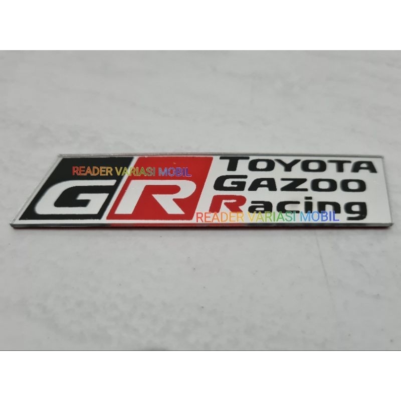 Gr TOYOTA GAZOO RACING Exclusive Premium Luxury Acrylic Plastic Writing ...