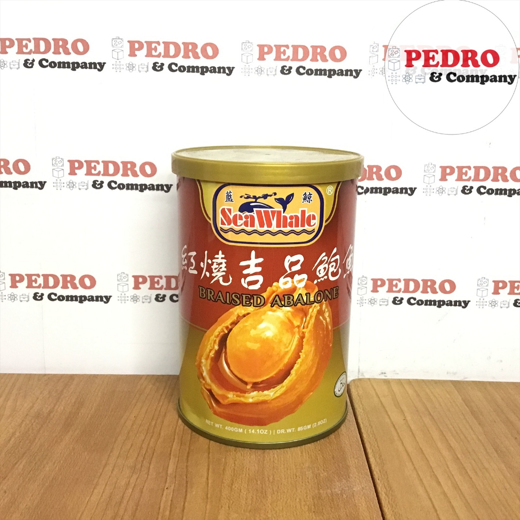 Seawhale Braised Abalone 400 grams (1 large pc) halal tin Abalone ...