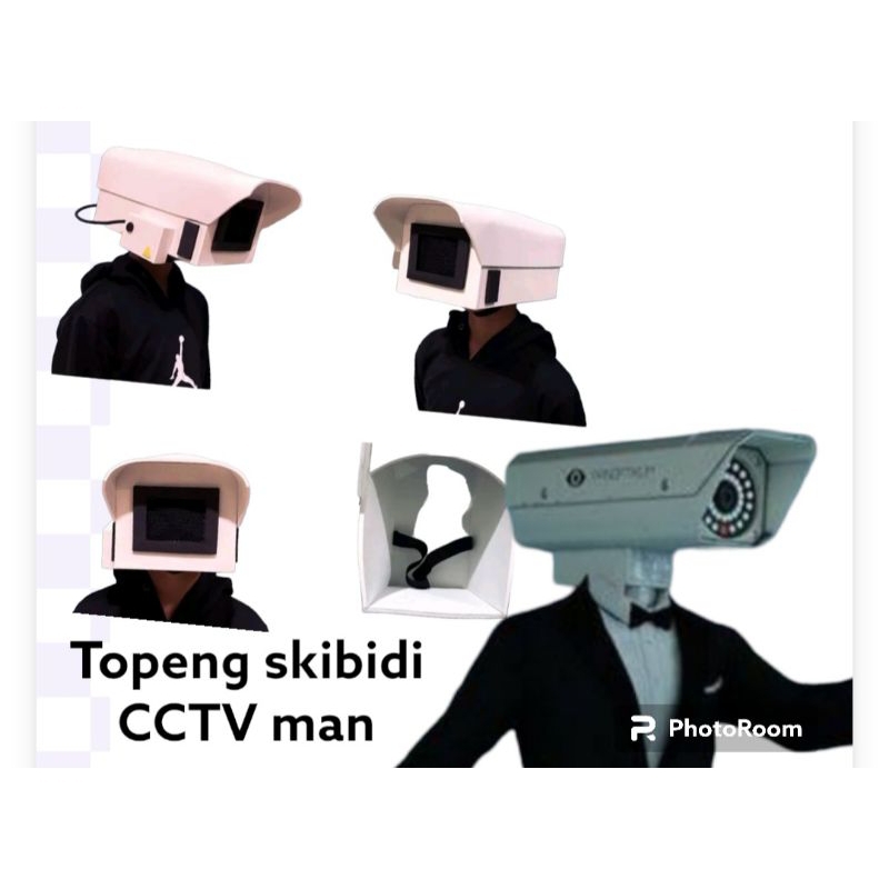 Skibidi toilet cctv men's mask | Shopee Philippines