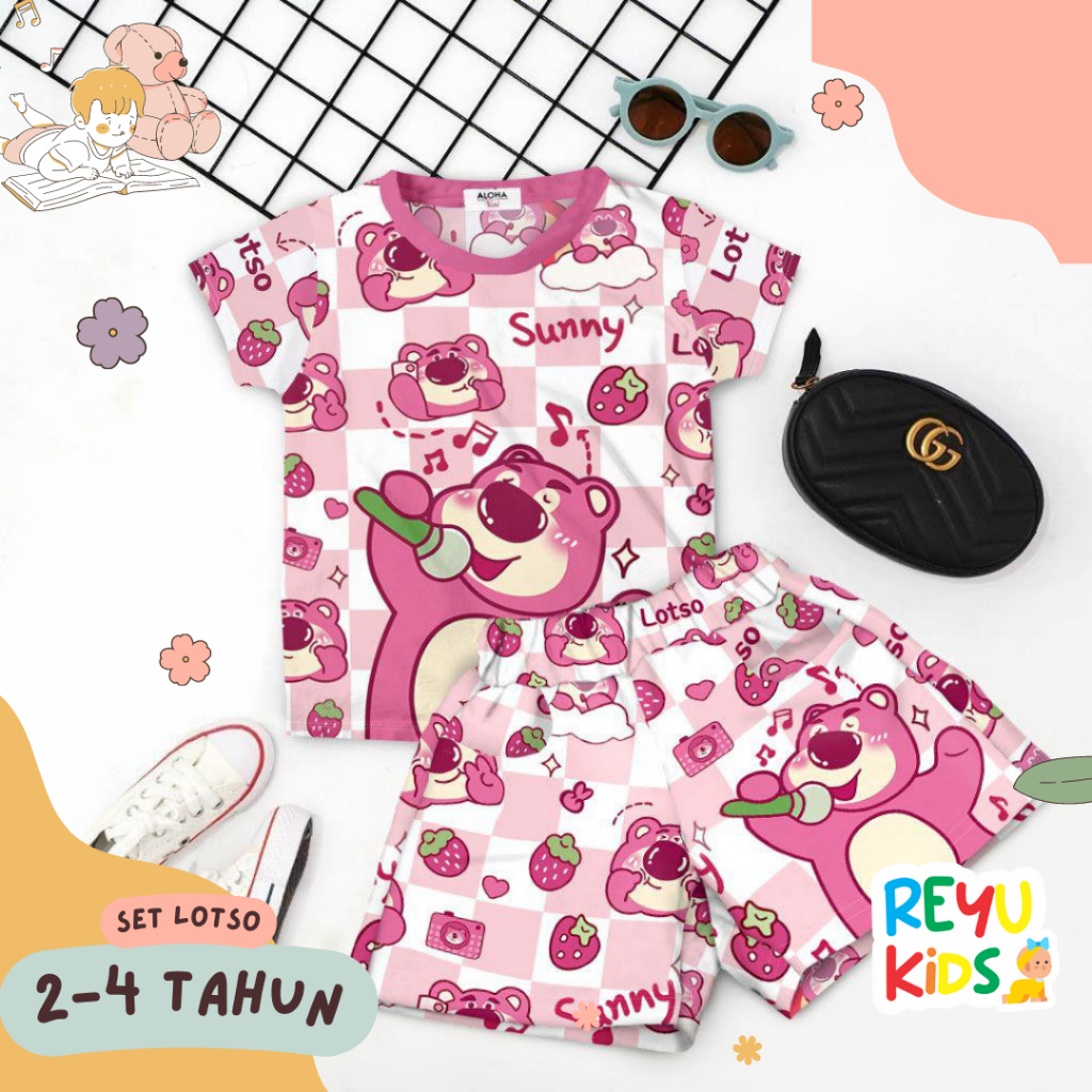 Lotso Setcel Girls // Slebew One Set Girls Suit // Viral Jeje Girls ...