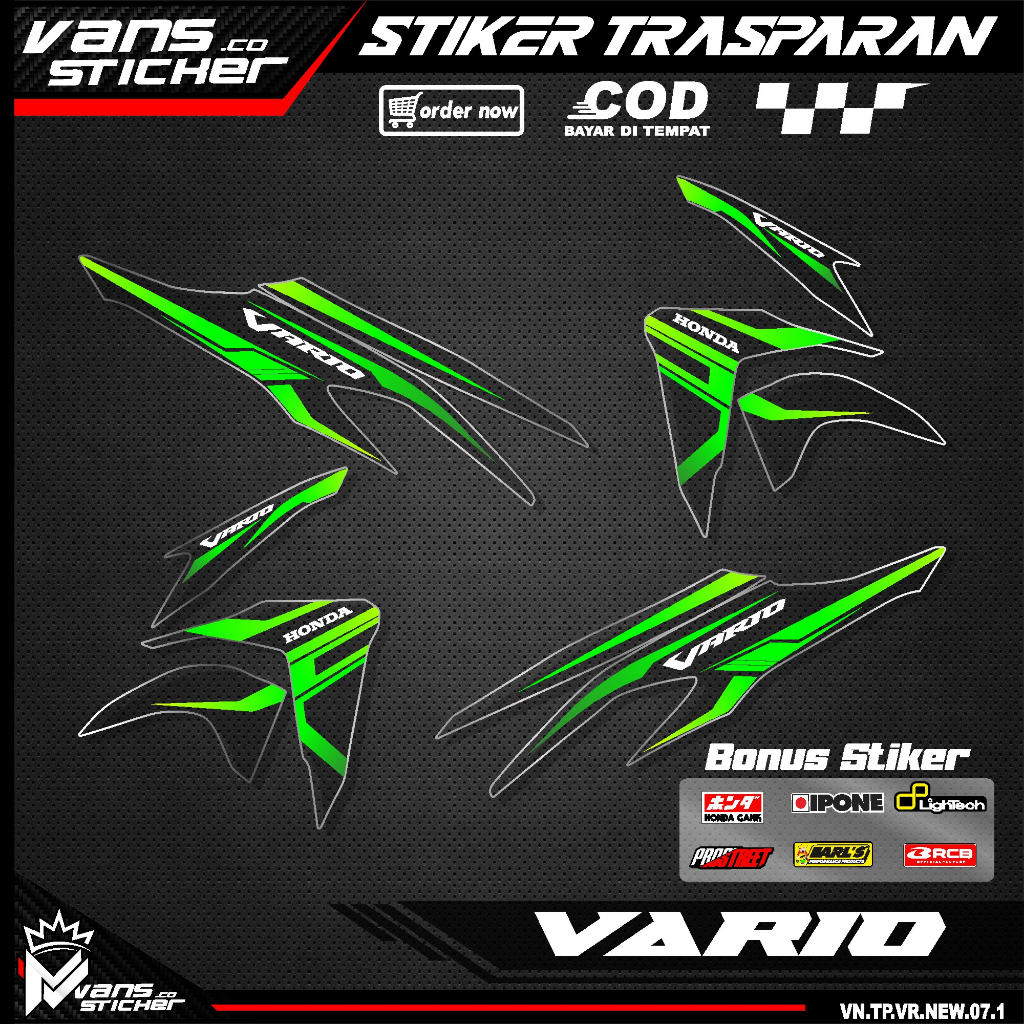 Vario NEW 125 150 NEW FACELIFT striping Sticker - The Latest HONDA ...