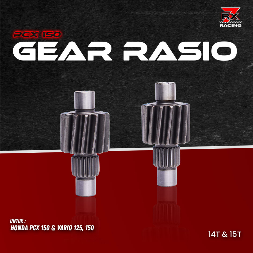 Gear Ratio Vario 125 Vario 150 Pcx 150 Adv 150 Size 14T 15T Rx7 Racing ...
