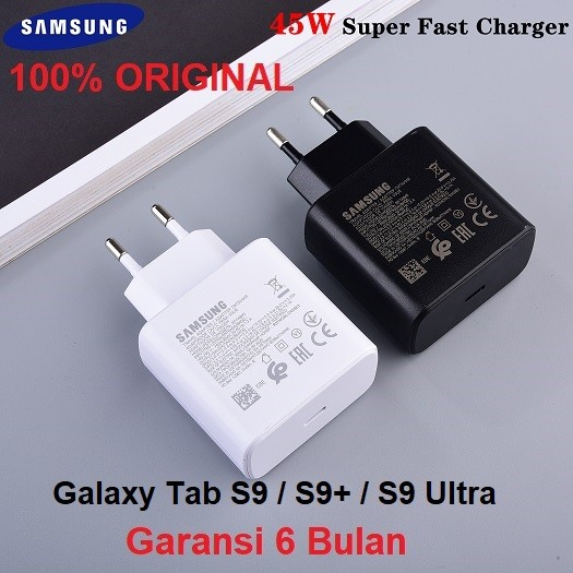 Original Samsung Tab S9 S9+ S9 Ultra 45W Super Fast Charging Charger ...