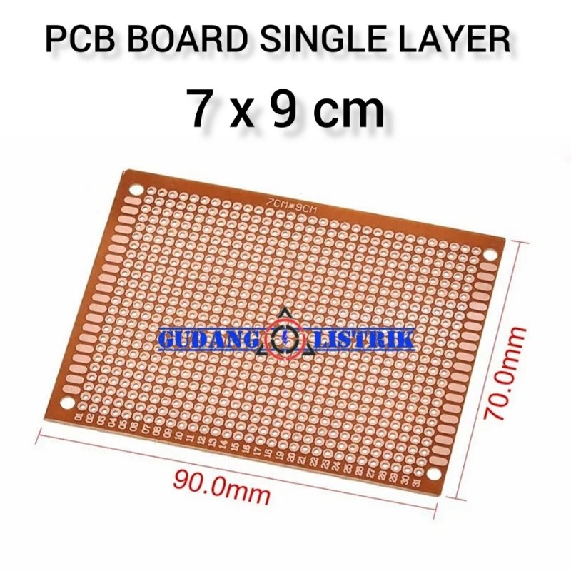 Pcb Matrix Hole 7x9cm One Side Single Layer PCB Board Universal 2.54mm ...