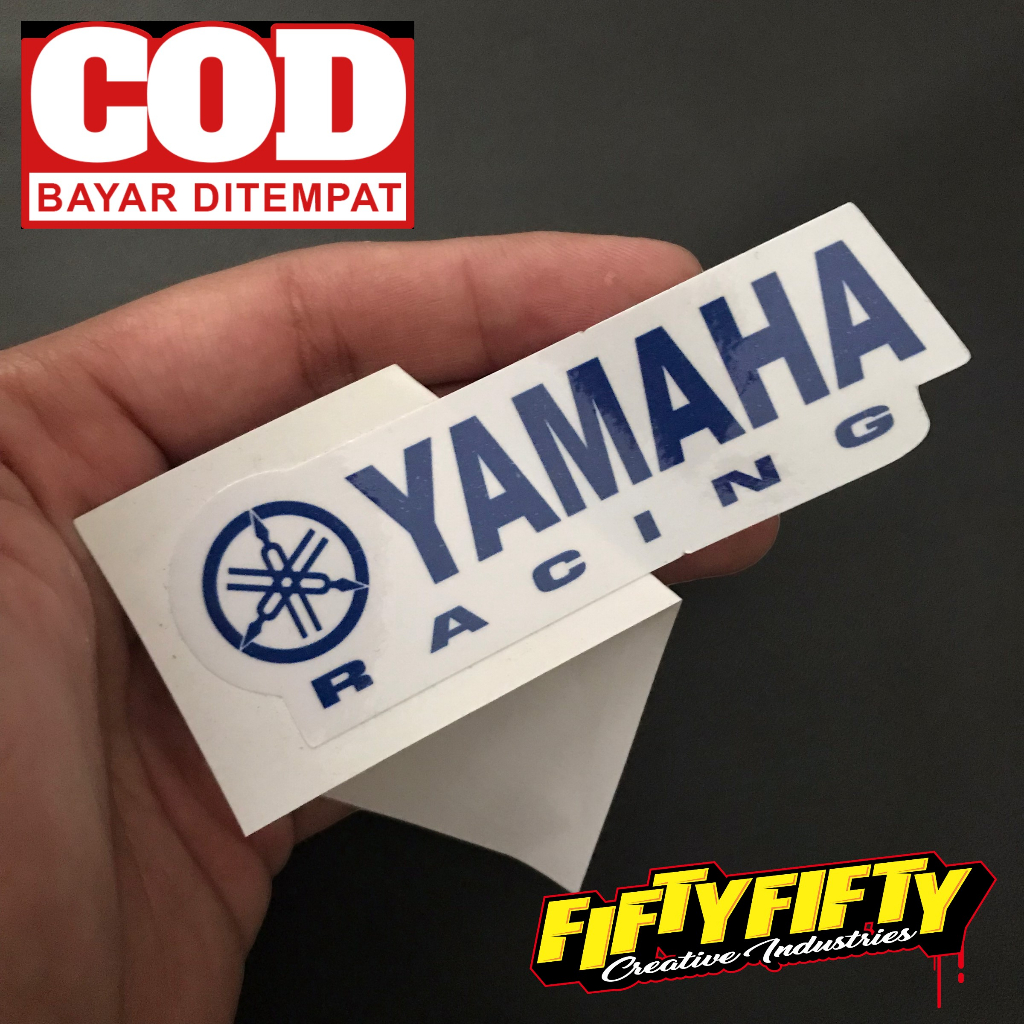 Yamaha RACING Print Cut Sticker Glossy Lamination Printing Sticker ...