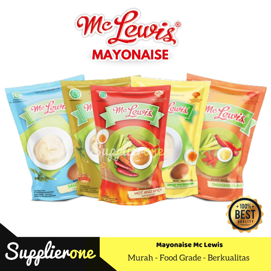 Mc Lewis Mayonnaise/Mayonnaise Sachet/Original Mayonnaise/Spicy ...