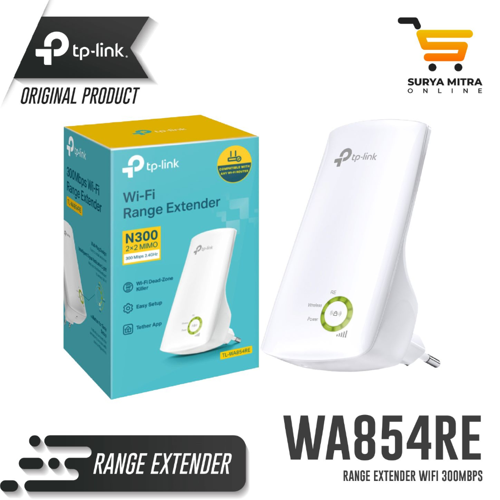 Tp-link TL-WA854RE Wifi Range Extender TpLink Signal Booster Repeater ...
