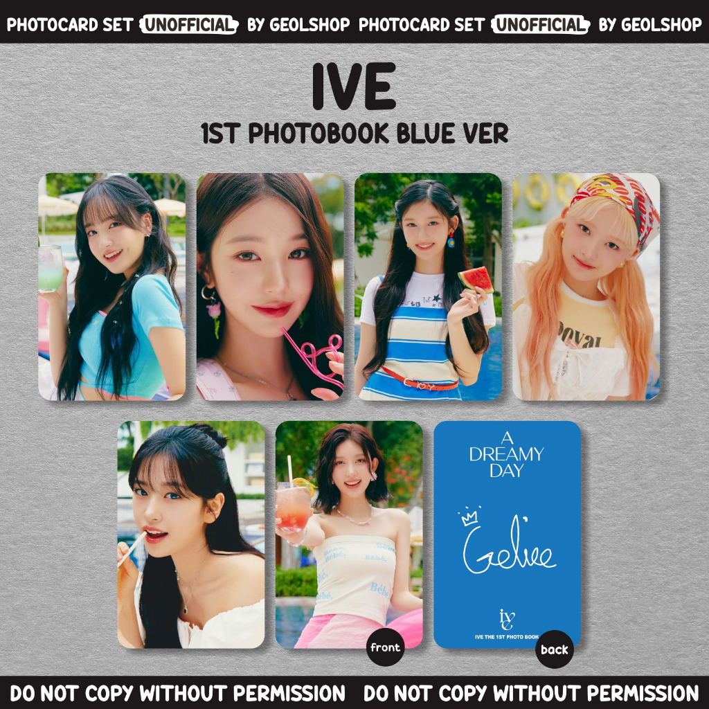 Photocard UNOFFICIAL | Ive | 1st PHOTOBOOK | Shopee Philippines