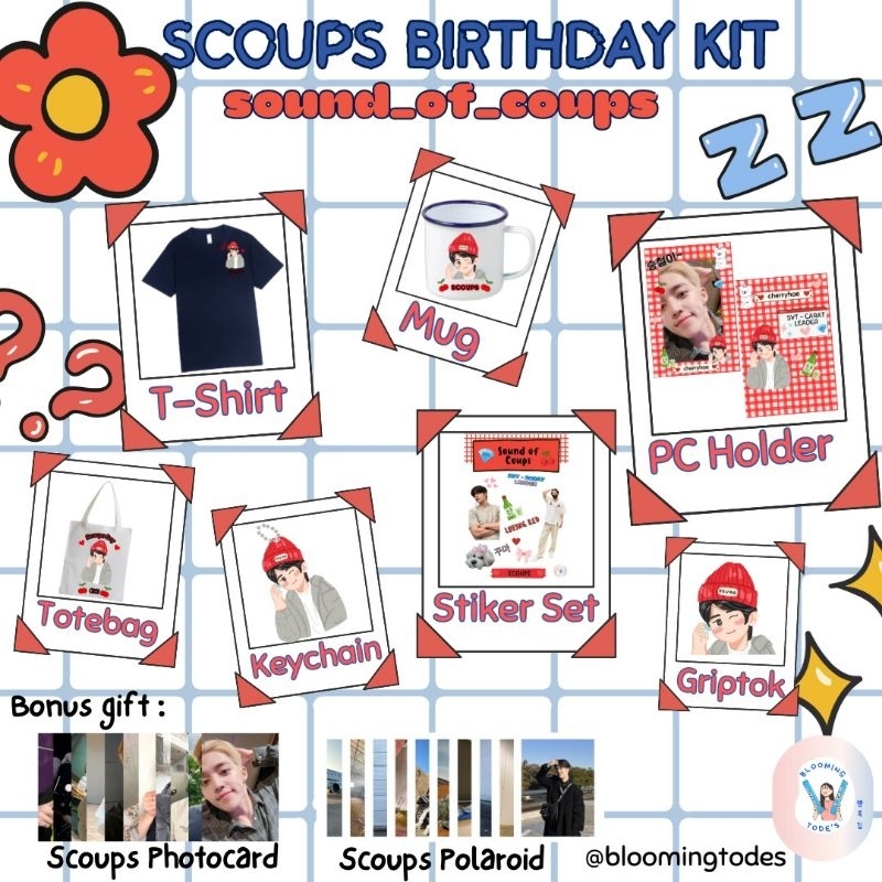 Seventeen Scoups Birthday Kit (Fanmade) | Shopee Philippines