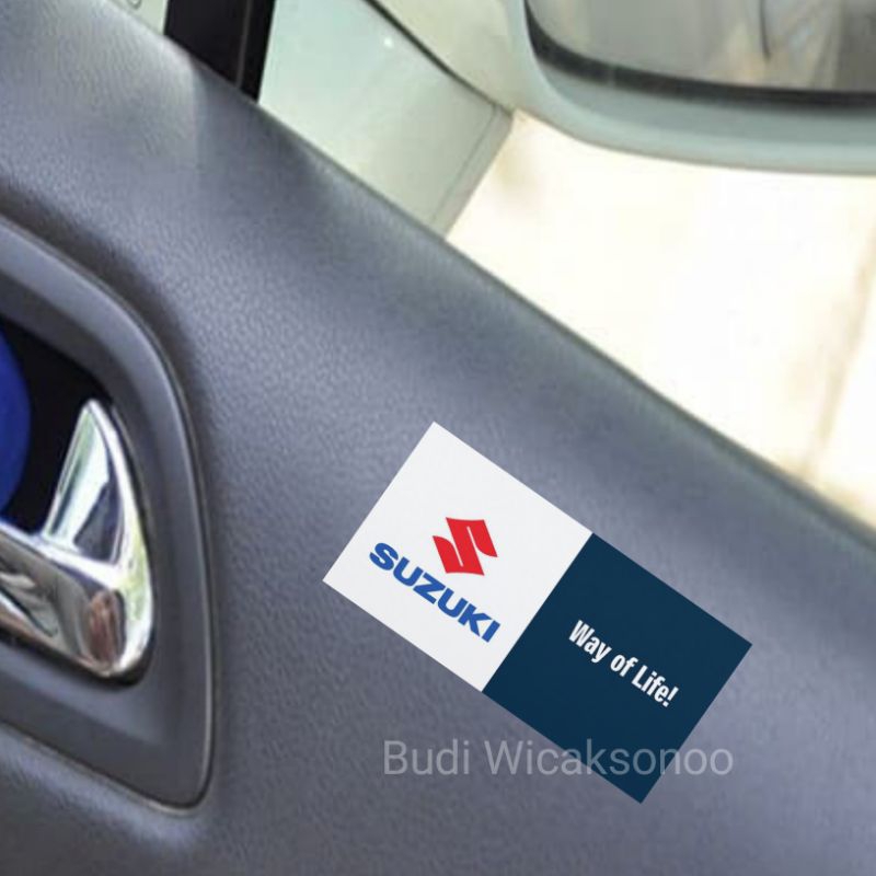 Tagline sticker suzuki sticker interior Exterior Glass dashboard Etc ...