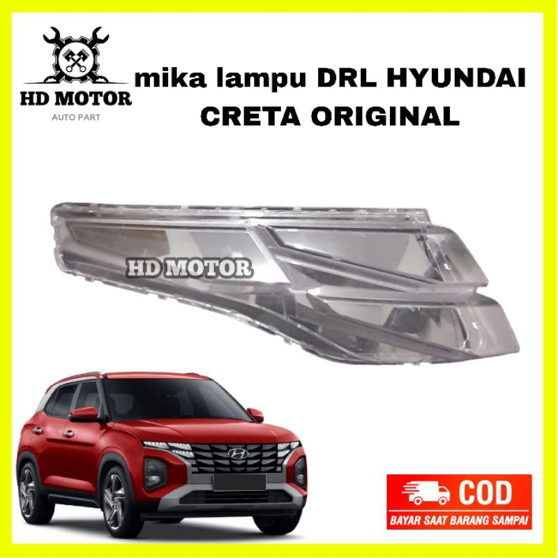 Mika headlamp headlamp DRL HYUNDAI creta original 2022 2023 right or left mika top lamp glass ...