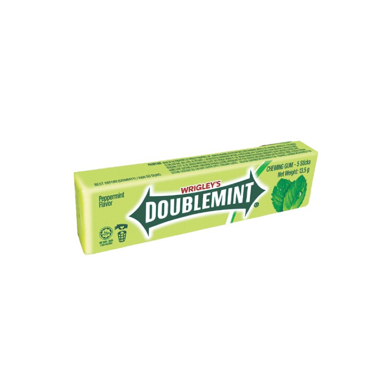 Wrigley's rubber candy wrigleys doublemint peppermint | Shopee Philippines
